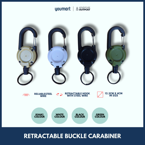 Retractable Buckle Carabiner | YouMart