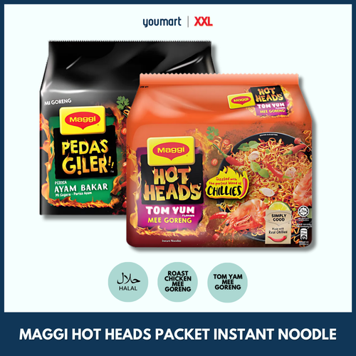 Maggi Hot Heads Mee Goreng Packet Instant Noodle | YouMart