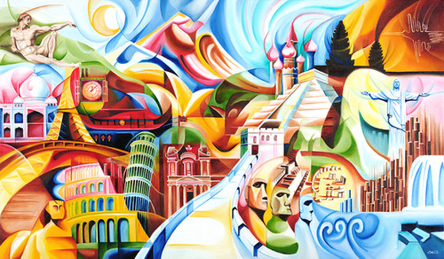 Around the World in... | How Original Art