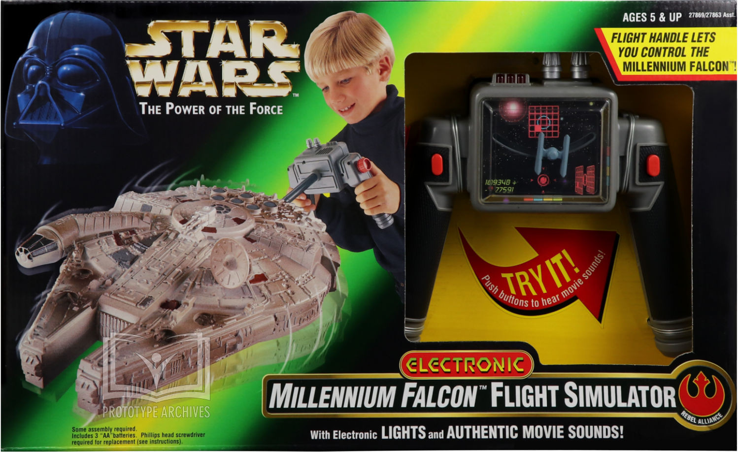 Unreleased Millennium Falcon Flight Simulator Toy | PROTOTYPE ARCHIVES