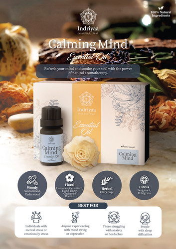 Indriyaa Calming Mind Essential Oil | Beauty 21