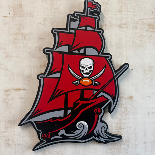 Tampa Bay Buccaneers Pirate Ship Sign | Custom Salty Signs