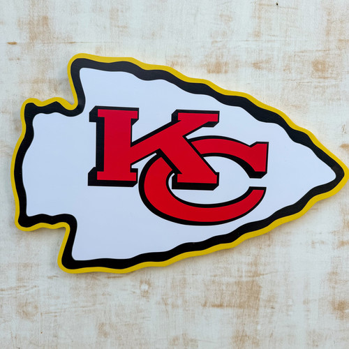 Kansas City Chiefs Logo Sign | Custom Salty Signs
