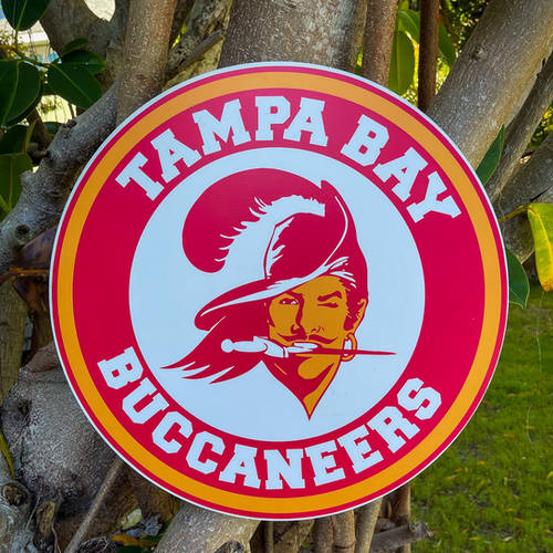 Tampa Bay Buccaneers Legend Bruce Florida Football Sign | Custom Salty ...