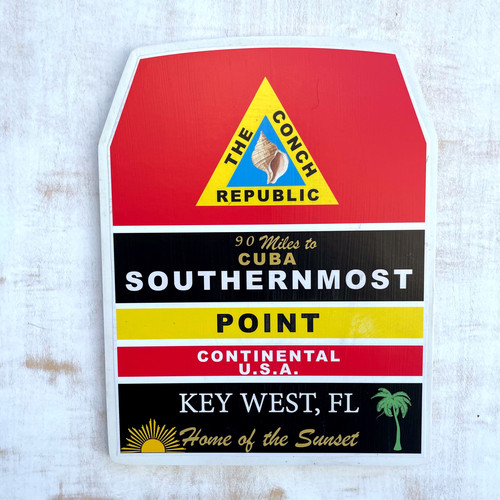 Southernmost Point -Key West Inspired Sign | Custom Salty Signs