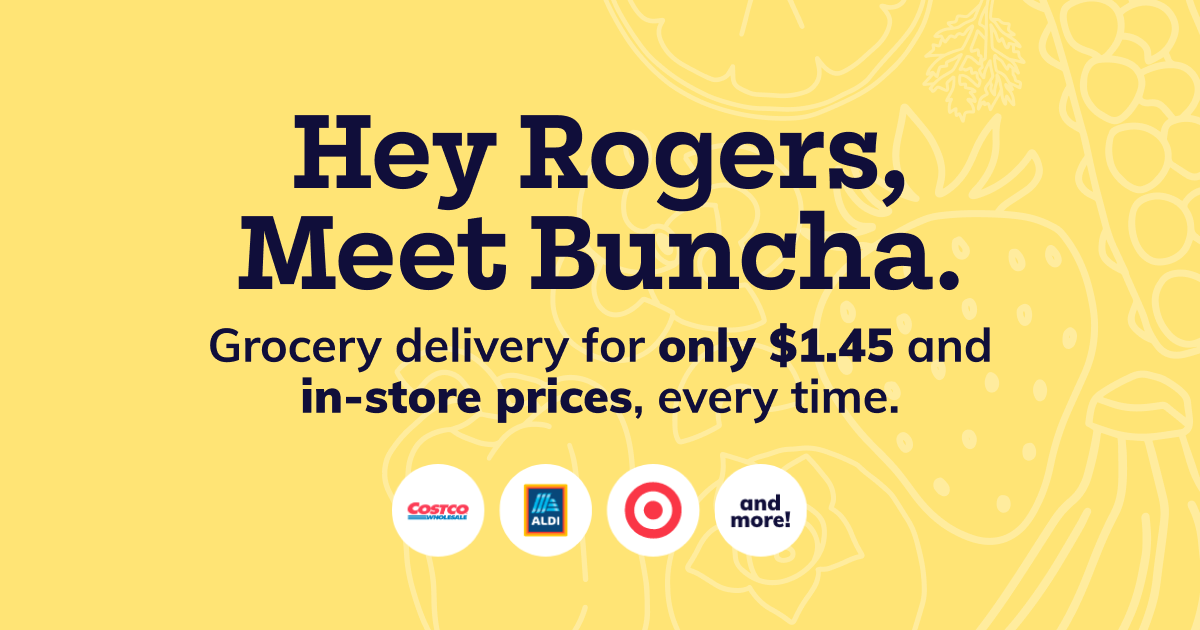 Rogers - Buncha Grocery Delivery | $1.45 Delivery, In-store Prices
