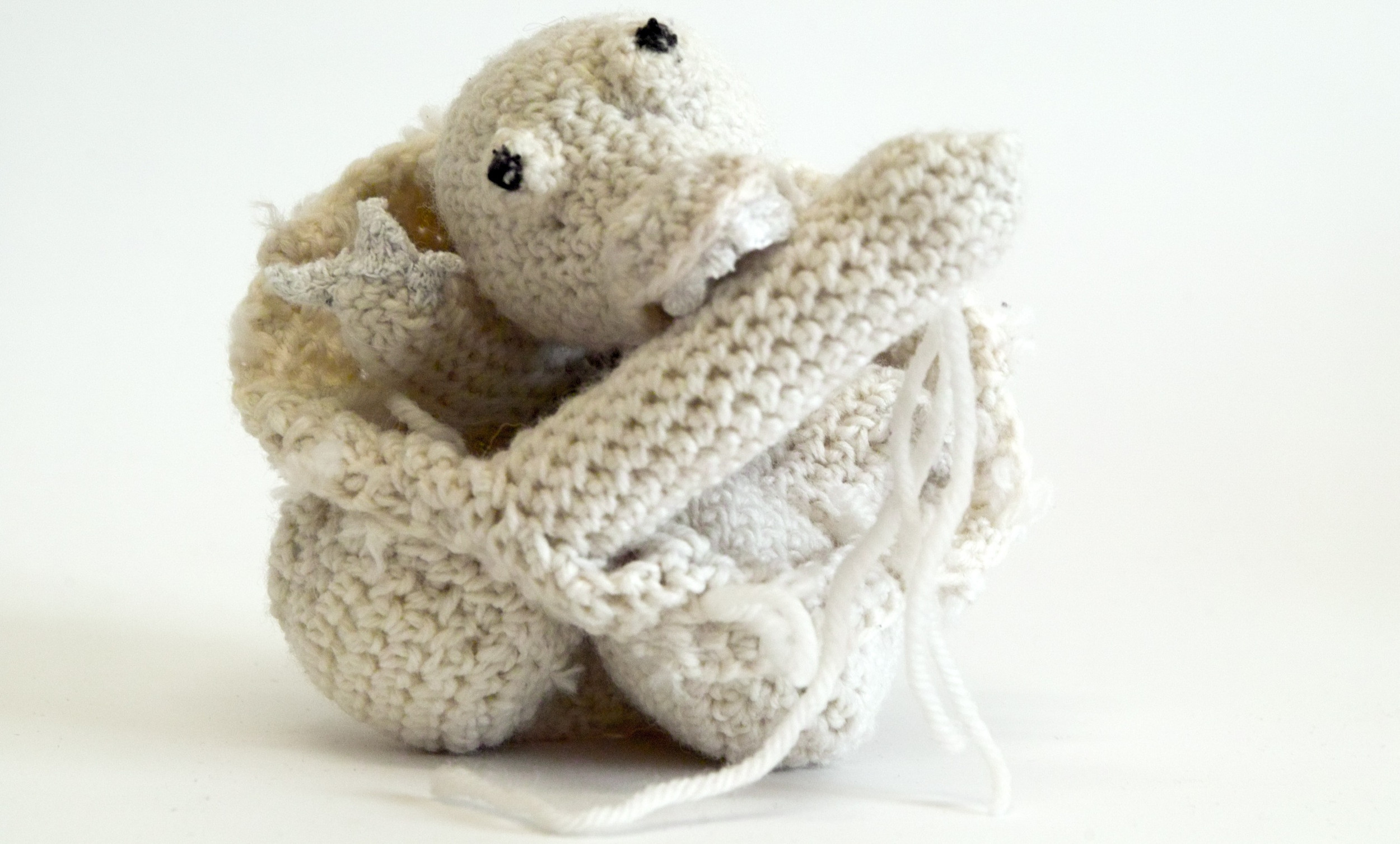 Neta Dolls/ Inside-out Crochet installation