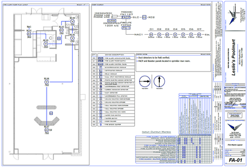 Lvl 1 Fire Alarm Design Package | Velocity Cad Designs