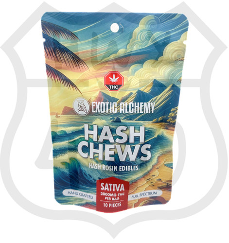 Exotic Alchemy 2000mg THC Hash Chews (Sativa) | The 420 Highway