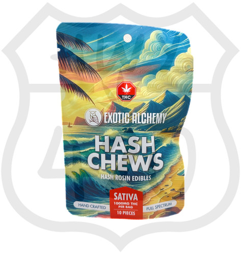 Exotic Alchemy 1000mg THC Hash Chews (Sativa) | The 420 Highway
