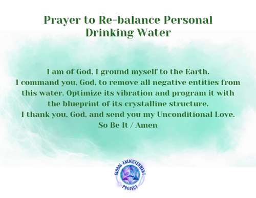Prayer to Re-balance Personal Drinking Water Audio MP3 | Global ...