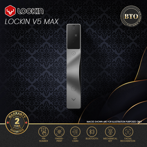 Lockin V5 Max Digital Lock - Smart Security for Every Door