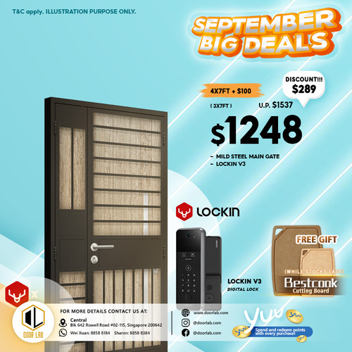 Mild Steel Main Gate + Lockin V3 | Door Lab