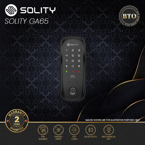 Solity GA65 Digital Lock - Smart Access for Modern Homes