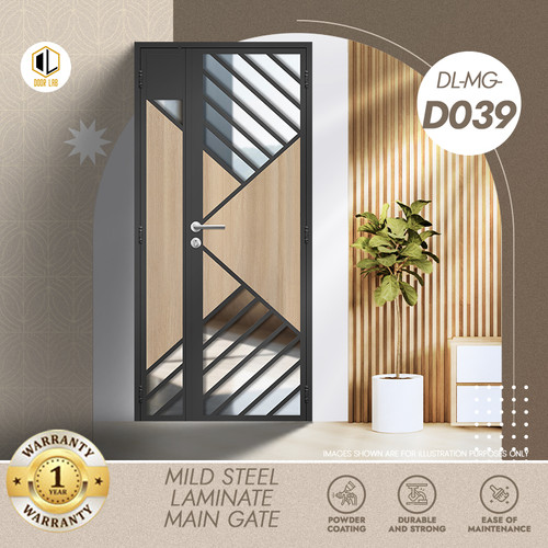 Mild Steel Main Gate DL-MG-D39 | Door Lab
