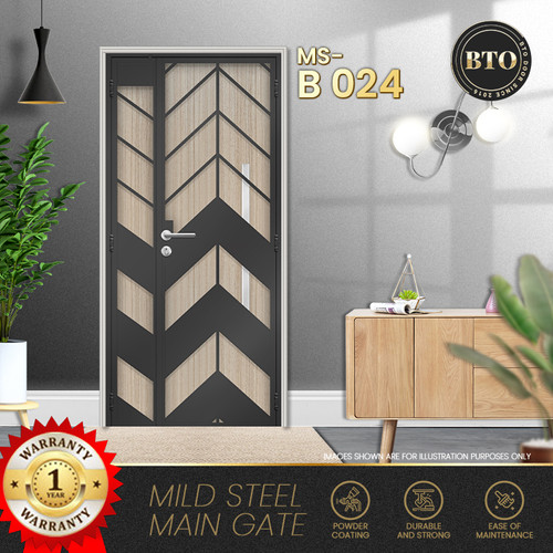 Mild Steel Gate BTO-MS-B024 | BTO Door