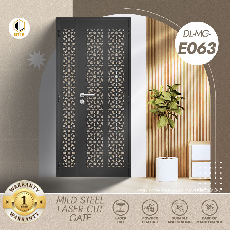 Mild Steel Main Gate DL-MG-E63 | Door Lab