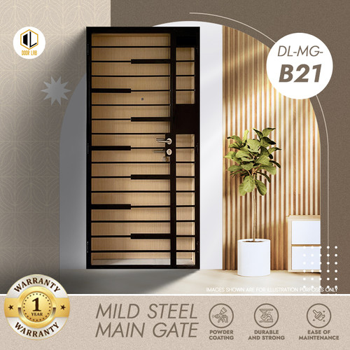 Mild Steel Main Gate DL-MG-B21 | Door Lab