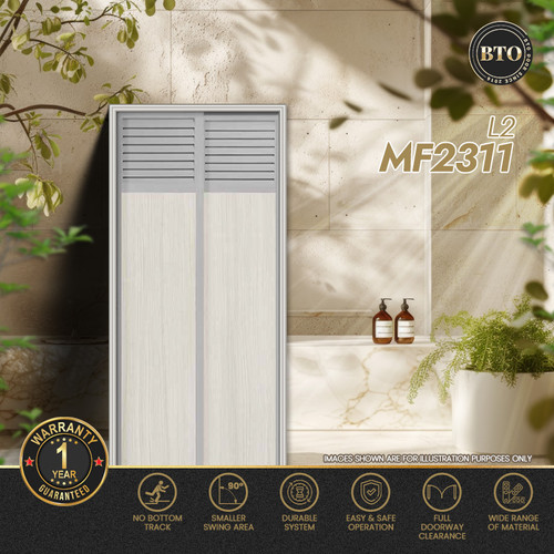 VYY SwingSlide Toilet Door (L2-MF2311) | BTO Door