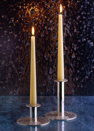 Silver Straight Candlestick Holder | House of Benney