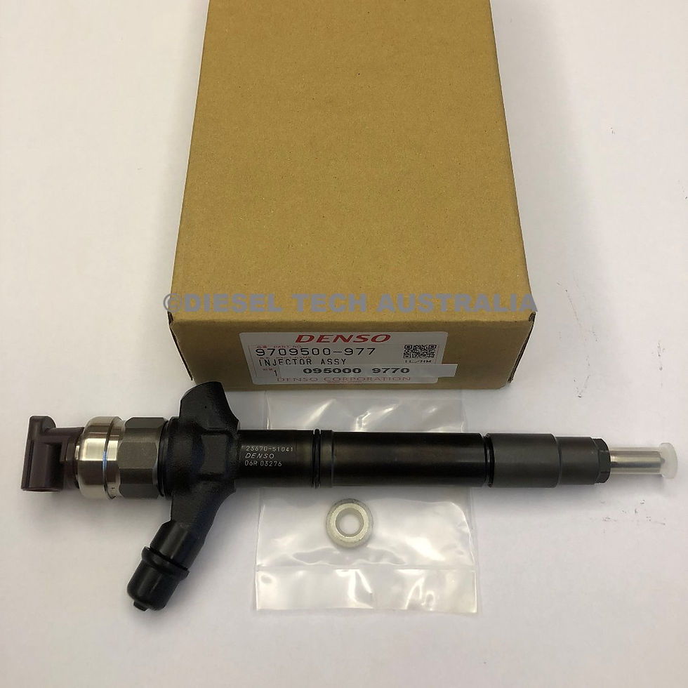 Toyota Land Cruiser V8 70 Series DENSO Common Rail Injector 095000-9770 ...