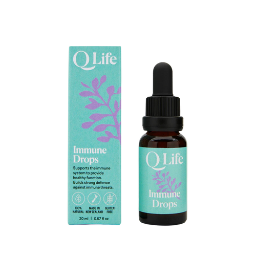 Immune Drops- QLife | Immune Support | Coughs & Colds | Safe for Babies