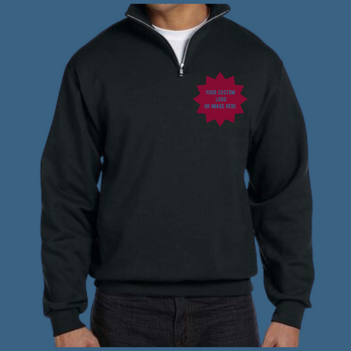 (Adult-Unisex) Create Your Own Jerzees Brand Quarter Zip | Aunties ...