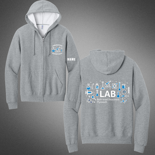 (Adult-Unisex) Laboratory Department-BID Zip-Up Hoodie | Aunties Creations