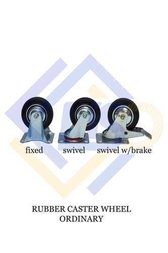 Rubber Caster Wheel Ordinary | Lexon Enterprises