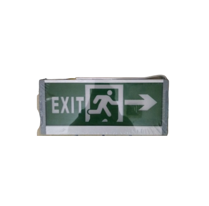 LED Electrical Exit Sign - Double Face with Running Man and Single ...