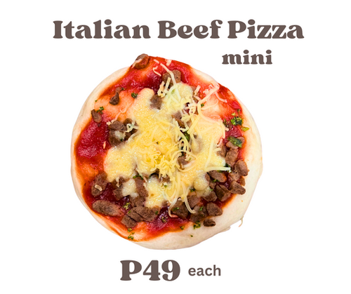 Italian Beef Pizza Mini | Althea's Bakeshop