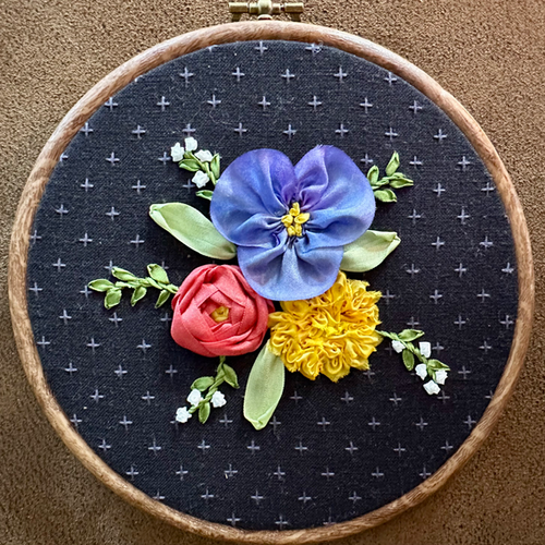 Pretty Posy Ribbon Kit | needleseyestories