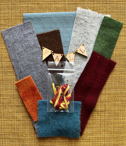 Swing Into Fall Wool Kit with Printed Pattern | needleseyestories