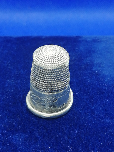 1902 Victorian Silver Hallmarked Thimble by Sloane and Carter ...