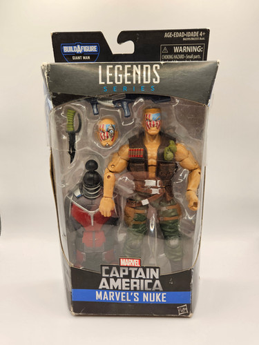 MARVEL'S NUKE - MARVEL LEGENDS - CAPTAIN AMERICA - GIANT MAN BAF - BOX ...