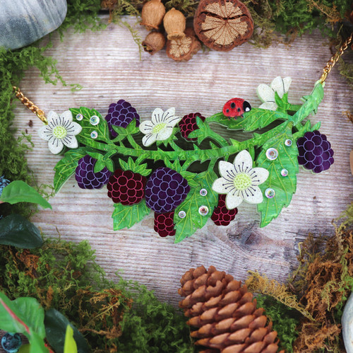 Blackberry Bramble Necklace | kimchiandcoconut