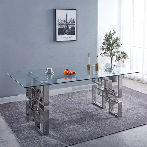 Infinity Grid Dining Table | Prestige Home and Decor