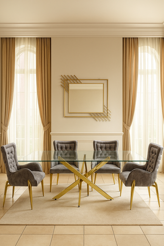 Remus Amanda 6 Seater Dining Table Set | Prestige Home and Decor