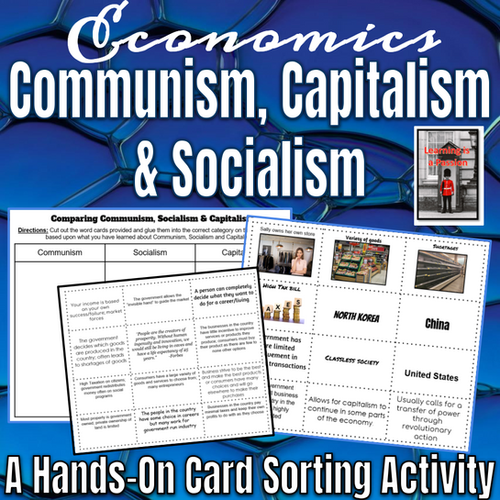 Economics | Communism, Capitalism & Socialism | A Sorting Activity ...