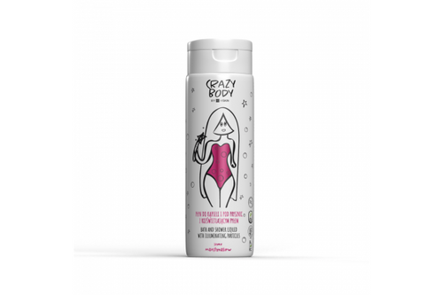 1Pc Crazy Body BATH LIQUID WITH ILLUMINATING PARTICLES - MARCHMALLOW ...