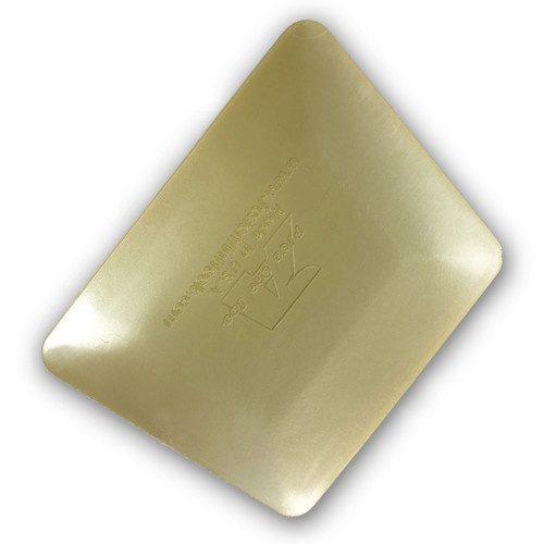FUSION 100mm Plastic Blend Very Hard Gold Squeegee | PROTHINGS