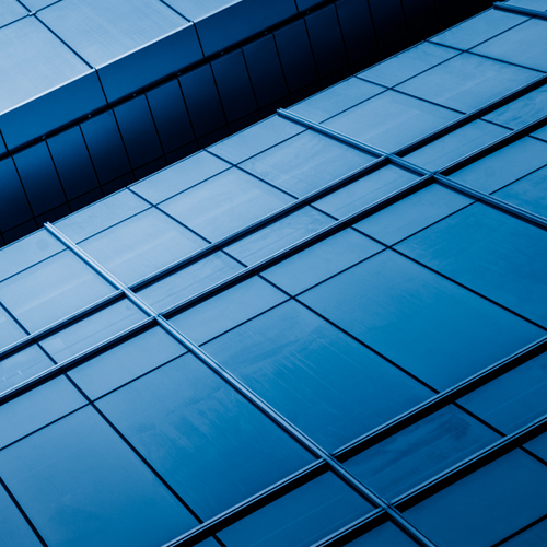 Blue Exterior Window Film | COVERTAC