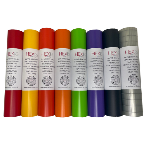 Halloween Matt Bundle x 7 Rolls With Transfer Tape | HEXIS CRAFTS