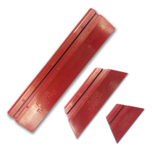 FUSION Turbo Pro Hard Red Squeegee Set | PROTHINGS