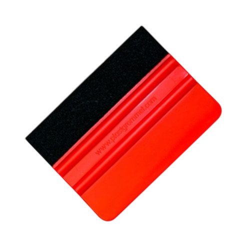 PROTHINGS 100mm Red Squeegee with Felt Edge | PROTHINGS
