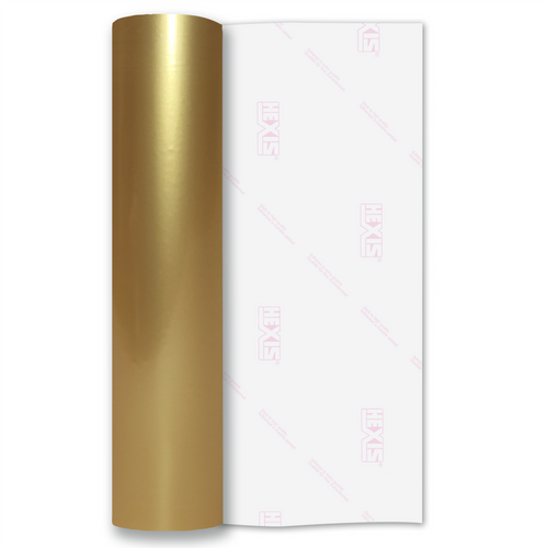 Bright Gold Metallic Premium RAPID FLEX HTV | HEXIS CRAFTS