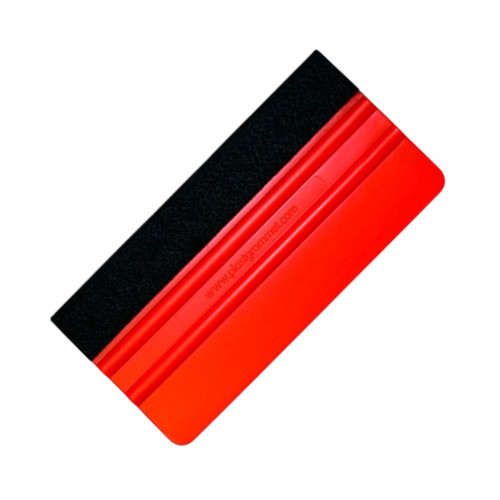 PROTHINGS 150mm Red Squeegee with Felt Edge | PROTHINGS