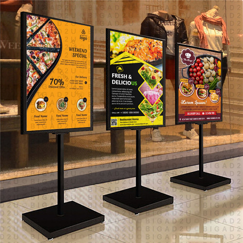 Poster Stand - H16 (Single Pole) | bigad2u