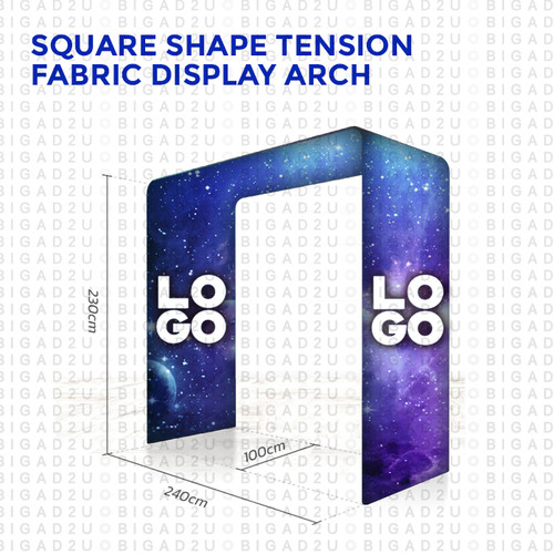 Square Arch | Tension Fabric Backdrop | BIGAD2U