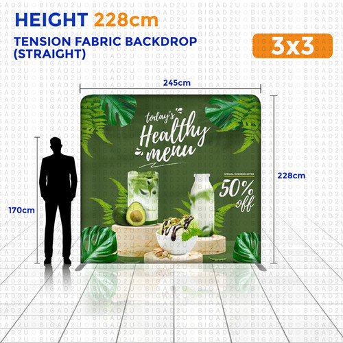 Tension Fabric Backdrop | Portable Backdrop | Event & Exhibition | Bigad2u